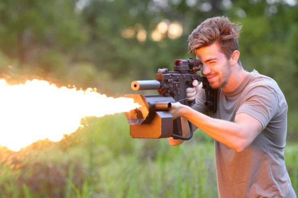 Picatinny to Picatinny Rail Clamp | ARC Flamethrower Mount | Throwflame